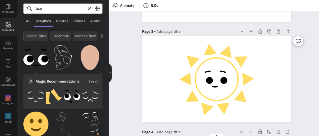 How to Create A Sun Clipart in Canva Tutorial - Animizer Blog