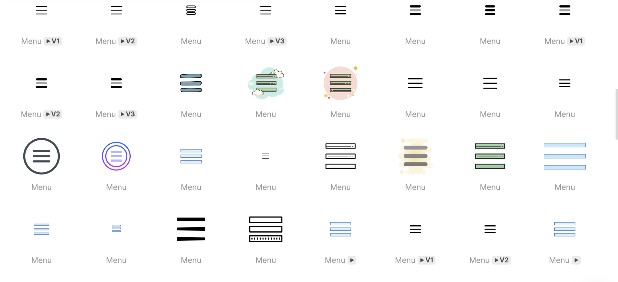 The Art of Crafting Perfect Menu Icons for Any Application - Animizer Blog