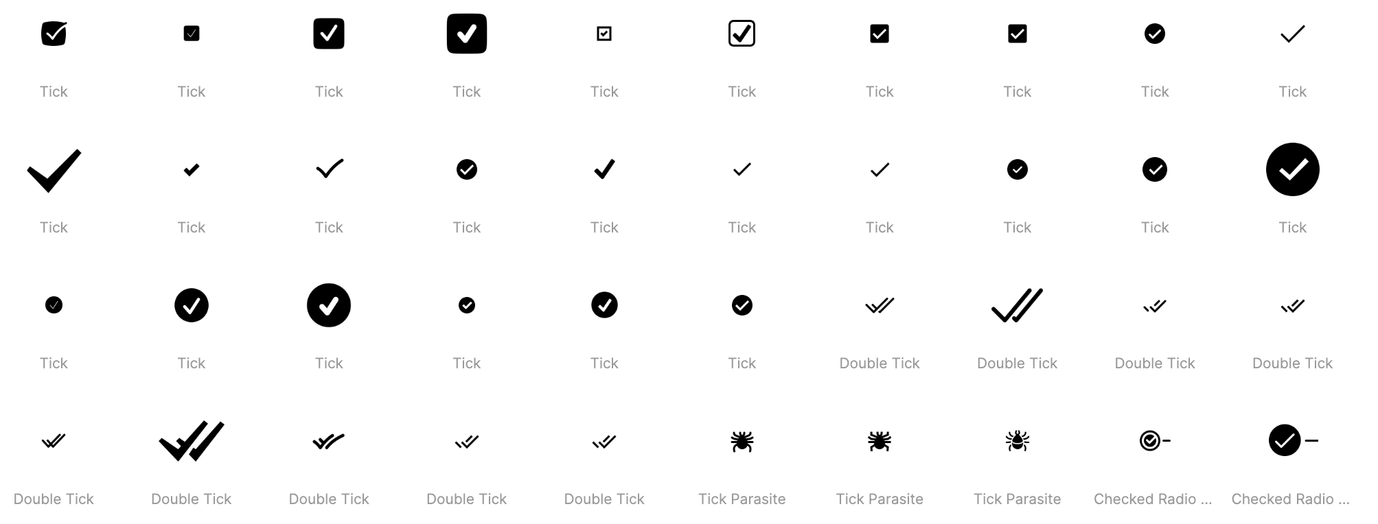 Tick Icons: A Visual Language for Success in UI/UX Design